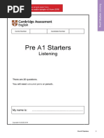 Starter Exam 1 | PDF