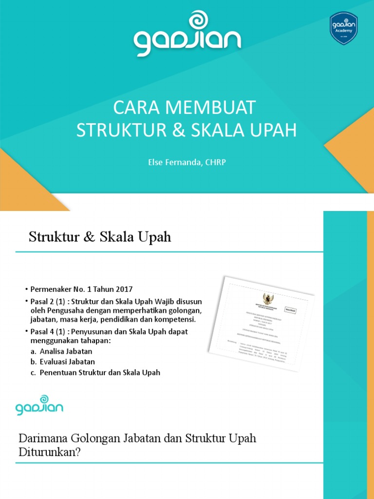 Struktur & Skala Upah | PDF