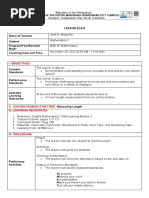 Grade 3 Detailed Lesson Plan Mathematics | PDF | Yarn | Lesson Plan