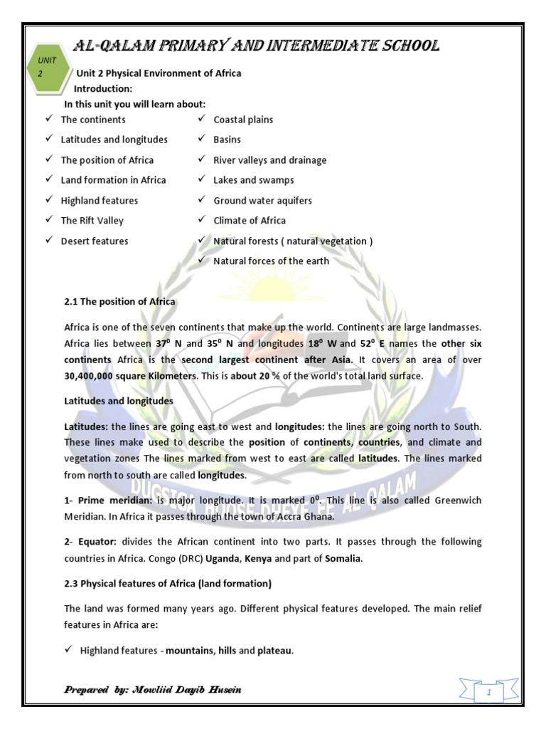 GRADE 7 Chapter 2 | PDF | Rain | Desert