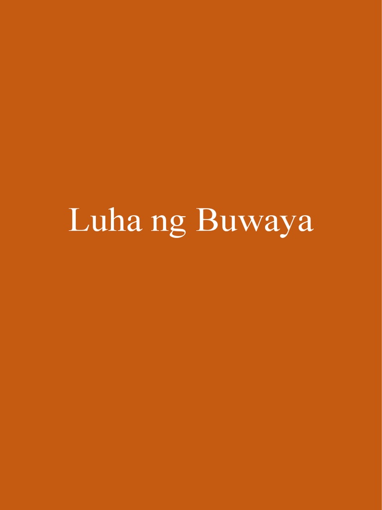Luha NG Buwaya | PDF