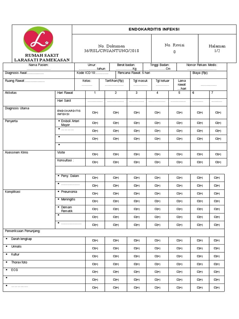 CP Endokarditis Infeksi | PDF