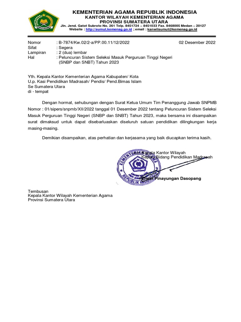 Peluncuran Sistem Seleksi Masuk Perguruan Tinggi Negeri (SNBP Dan SNBT ...