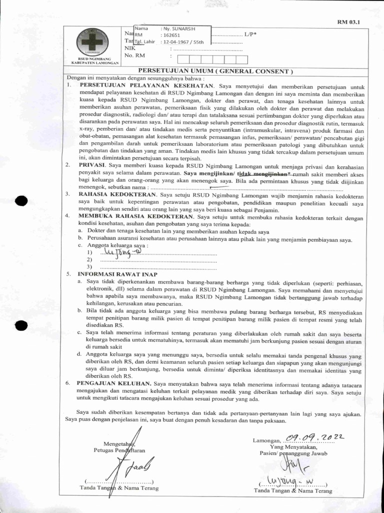 Form General Concern | PDF