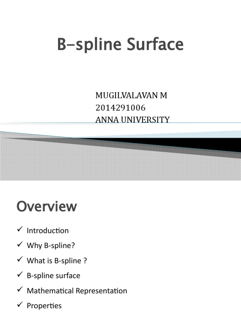 BSPLINE SURFACE | PDF