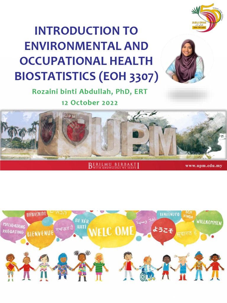 EOH Biostatistics Course Guide | PDF | Statistics | Level Of Measurement