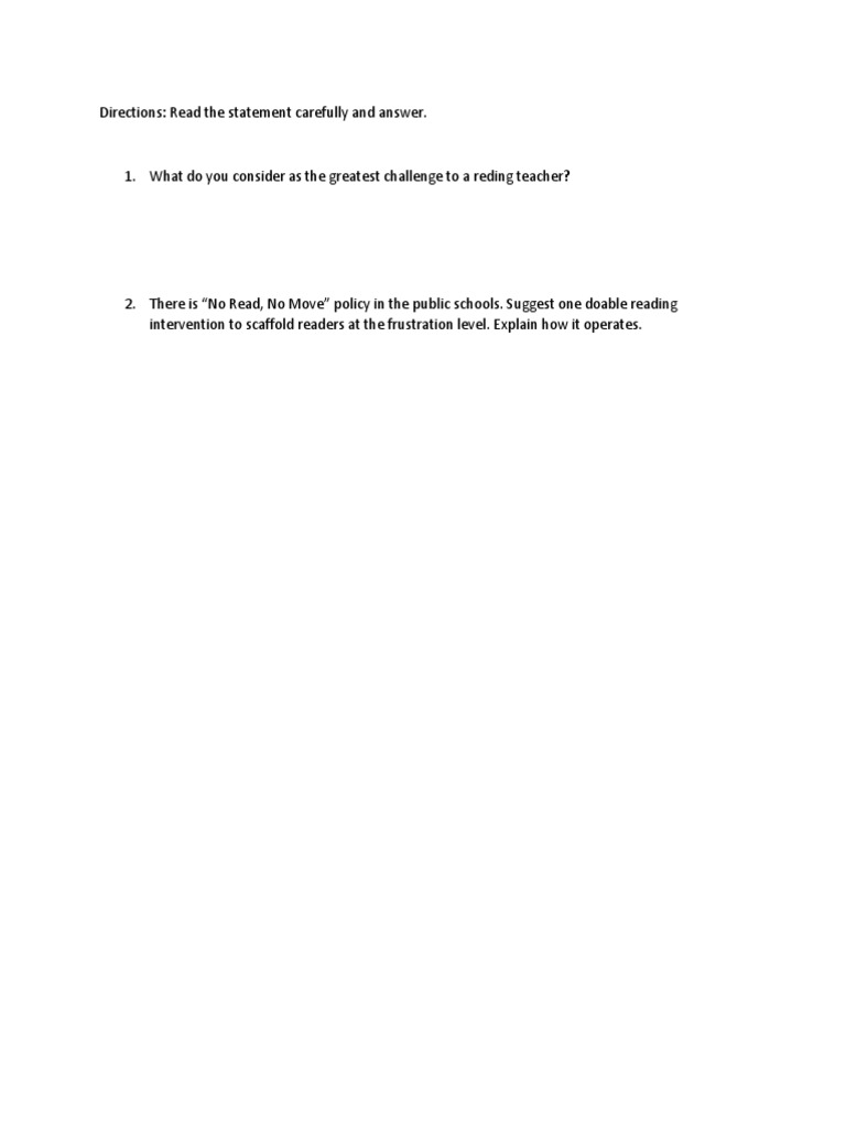 Assessing Learners Reading Profile | PDF
