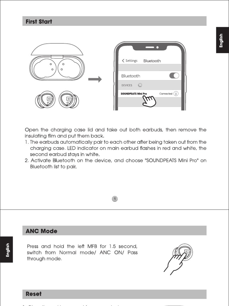 Soundpeats Mini Pro User Manual | PDF