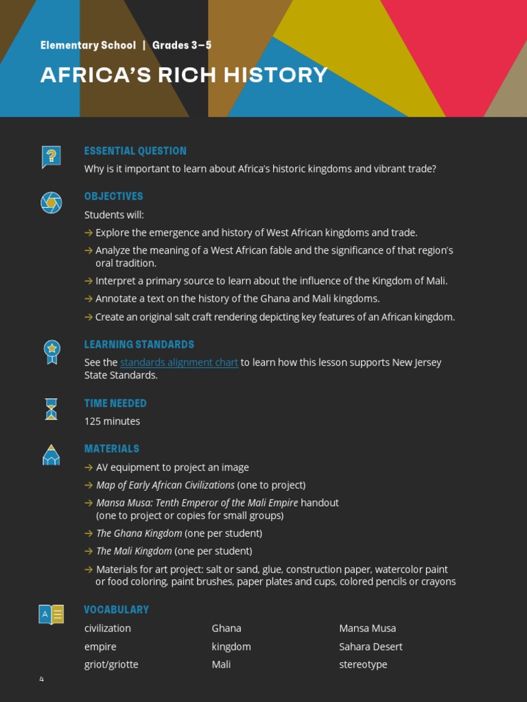 Africas Rich History | PDF