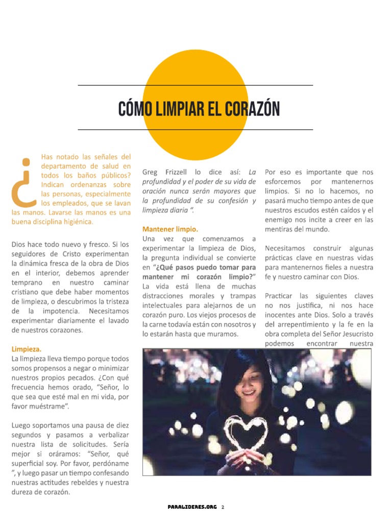 Como Limpiar El Corazon | PDF