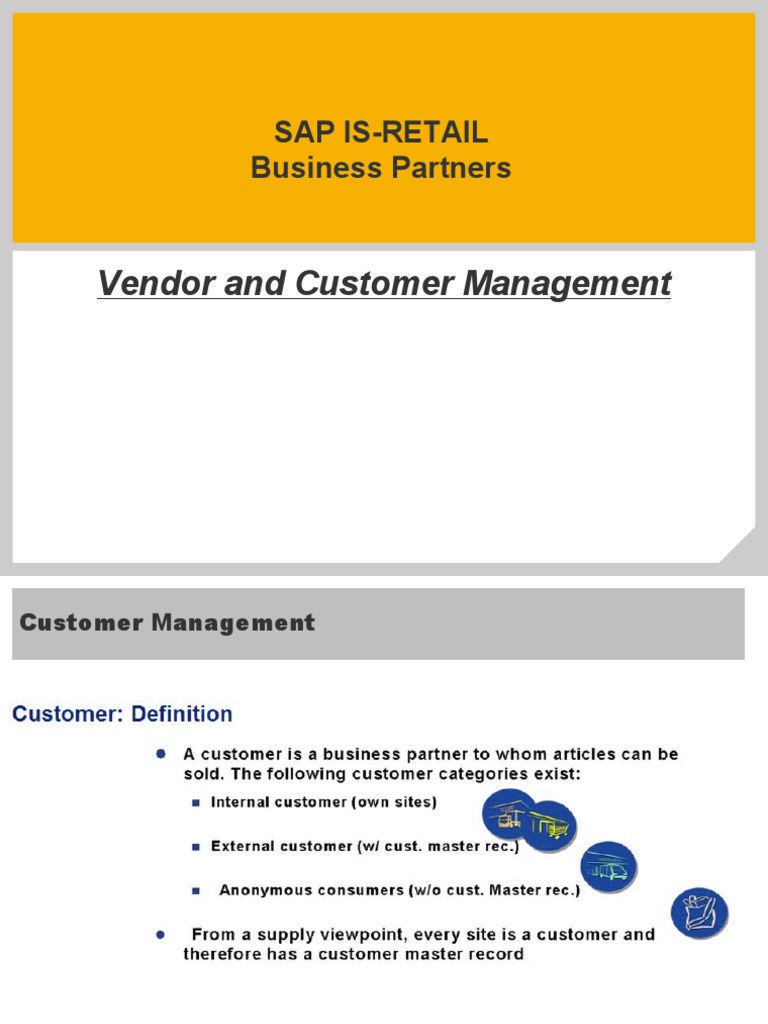 Vendor & Customers Management | PDF