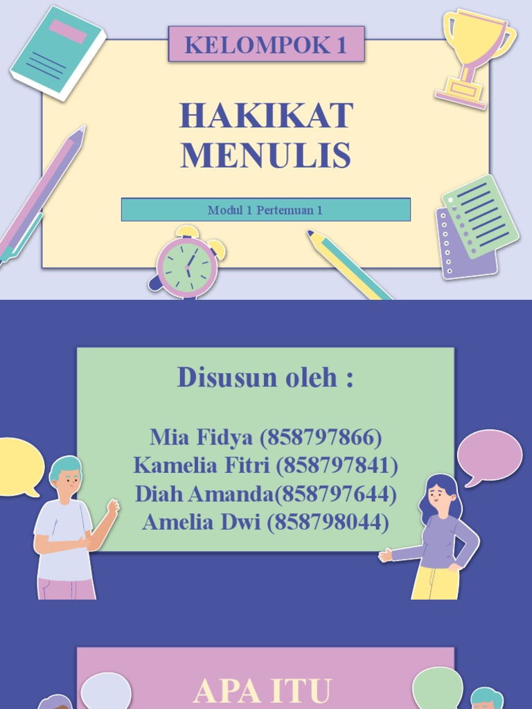 Modul 1 Keterampilan Menulis Pdf