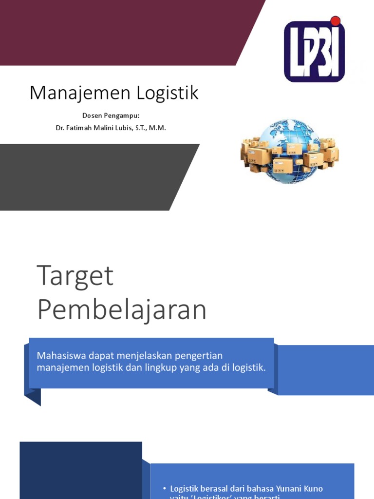 Manajemen Logistik | PDF