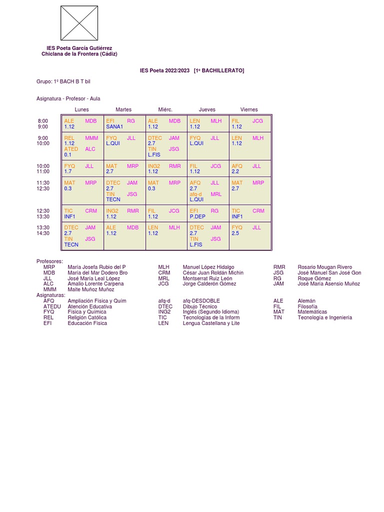 1BTb - 1º BACH B T bil-1BCH-i49 | PDF