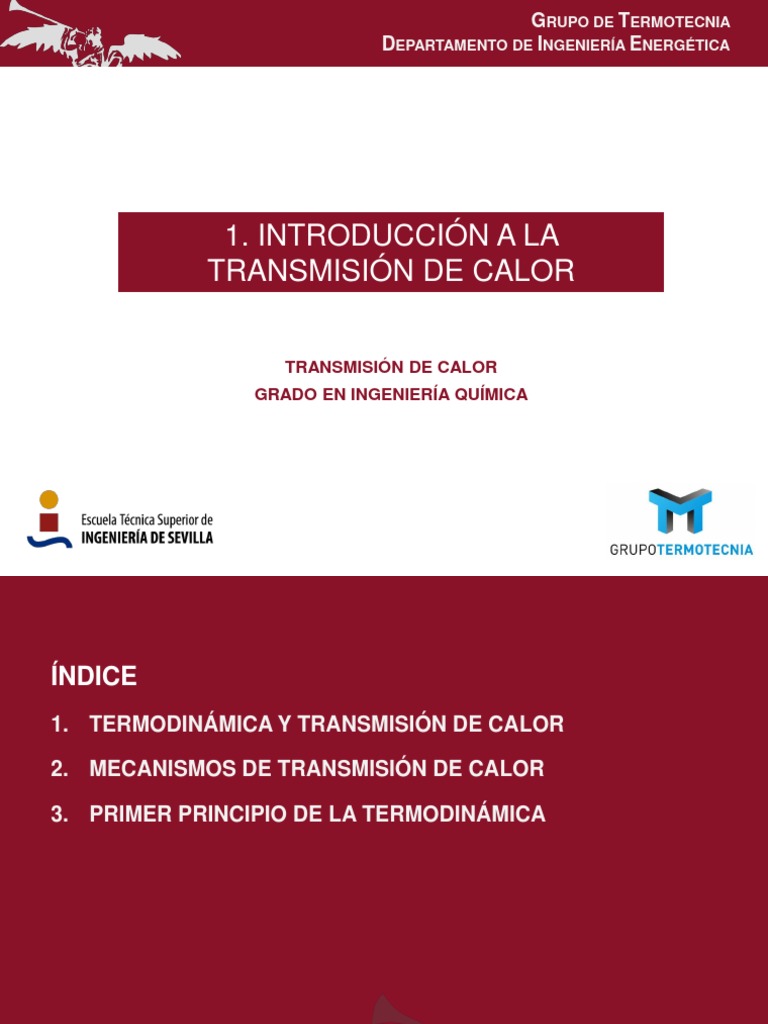 Lección 01 Introducción TC 02 | PDF | Transferencia de calor | Convección