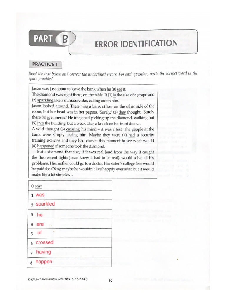 Error Identification | PDF