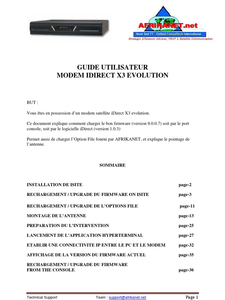 Guide Utilisateur Modem x3 Evolution | PDF | Antenne (Radio) | Réseau ...