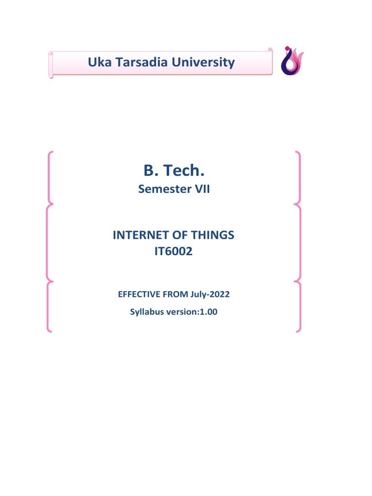 IT6002 - Internet of Things | PDF | Internet Of Things | Engineering