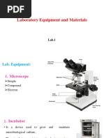 Microbiology Laboratory Equipment | PDF | Centrifuge | Ph