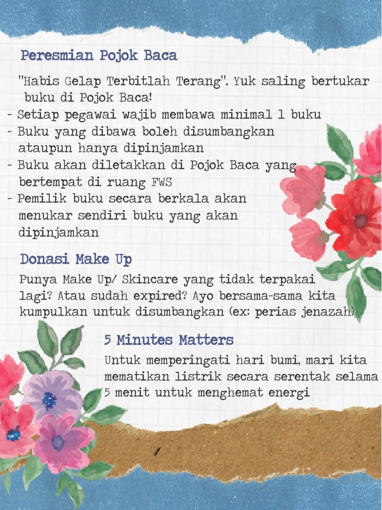 Pojok Baca | PDF