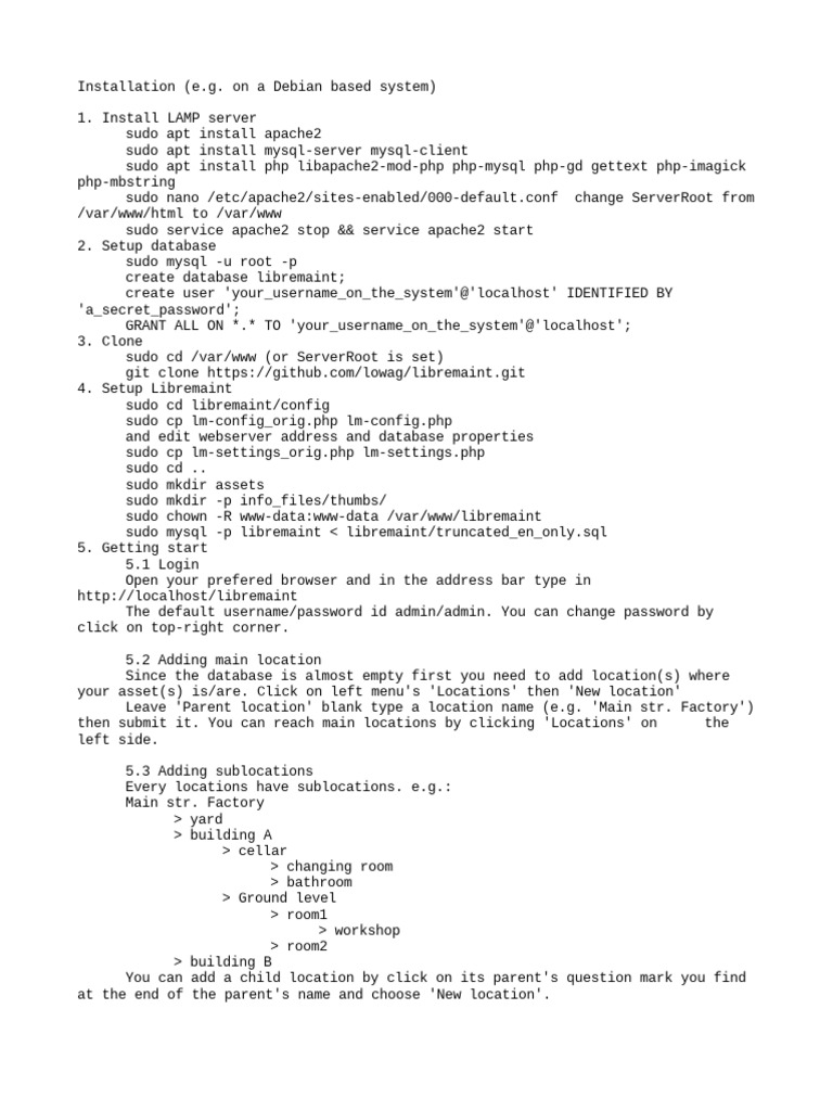 Install | PDF | Sudo | World Wide Web