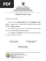 Cert of English Medium of Instruction | PDF