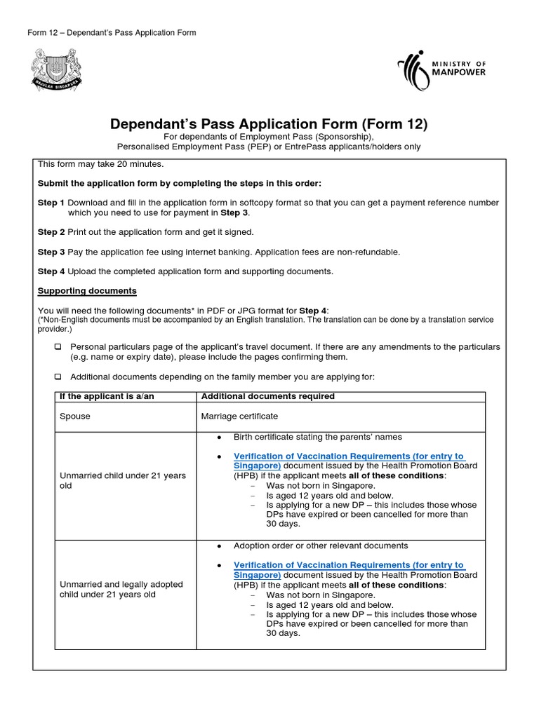 DP Form | PDF | Travel Visa | Hiv/Aids