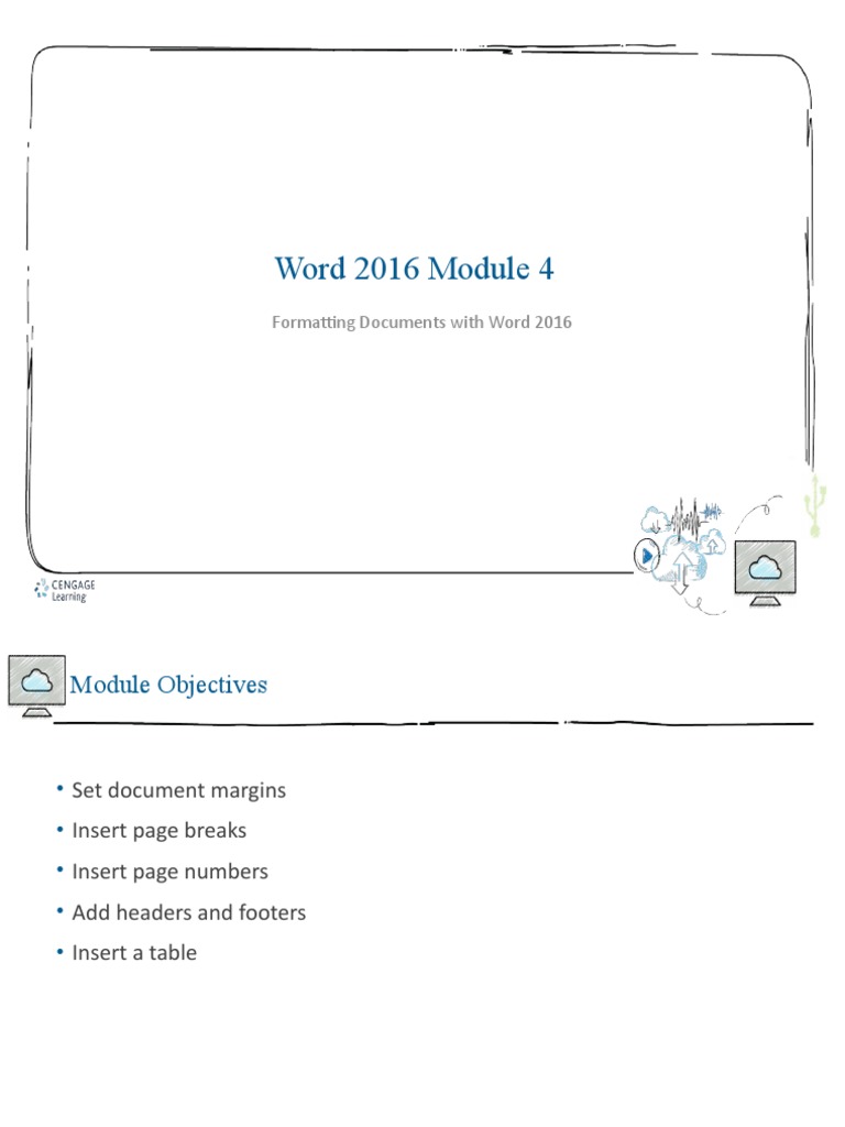 Word 2016 Module 4 PP | PDF | Microsoft Word | Information Technology ...