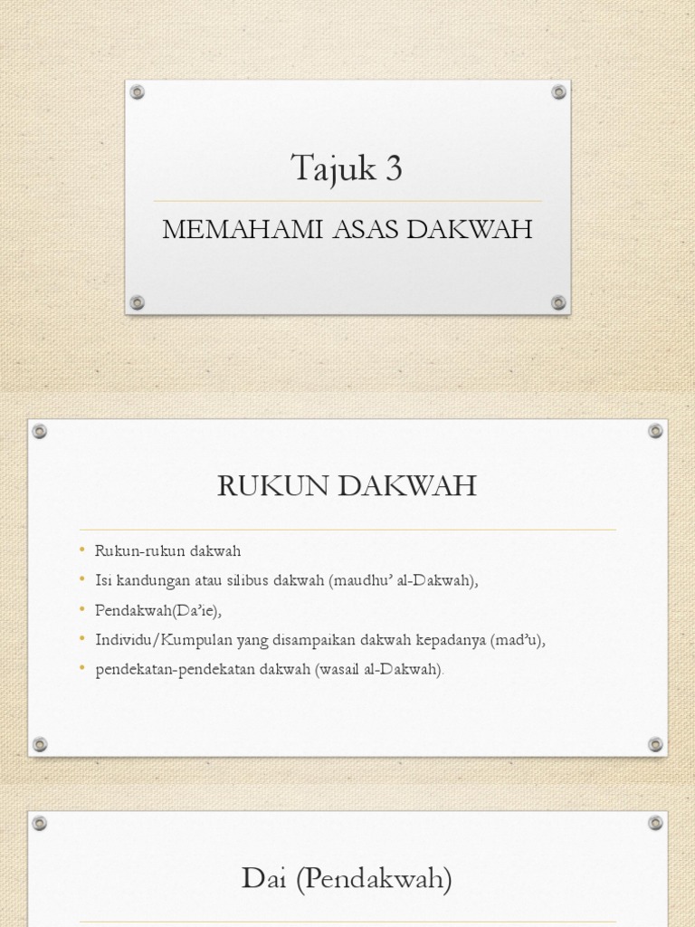 Fiqh Dakwah 3 | PDF