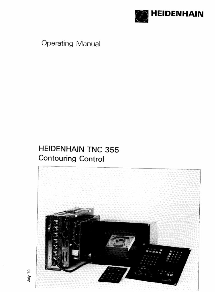 Heidenhain TNC 355 | PDF | Subroutine | Floppy Disk