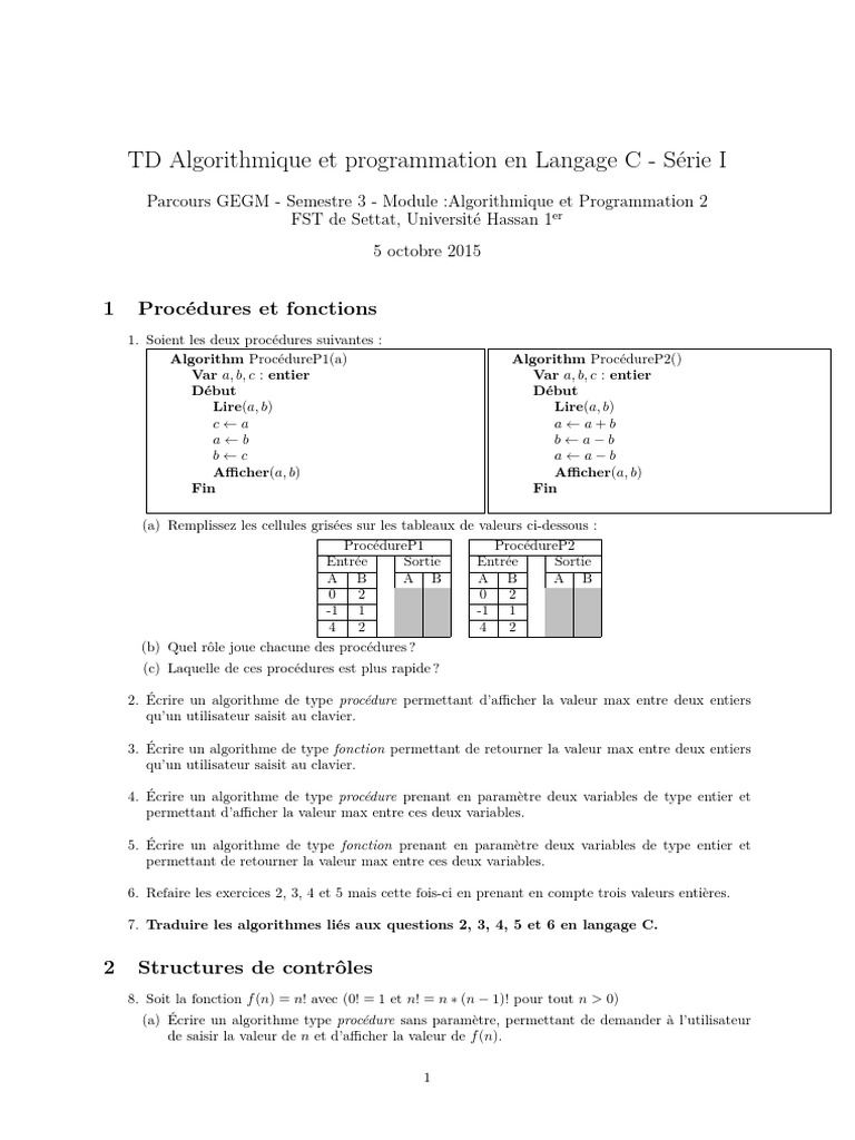 Langage | PDF | C (Langage de programmation) | Langage de programmation