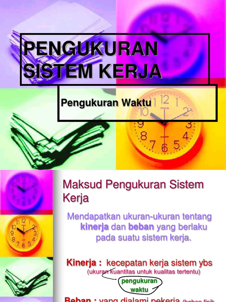 Pertemuan 7 Pengukuran Waktu Kerja | PDF