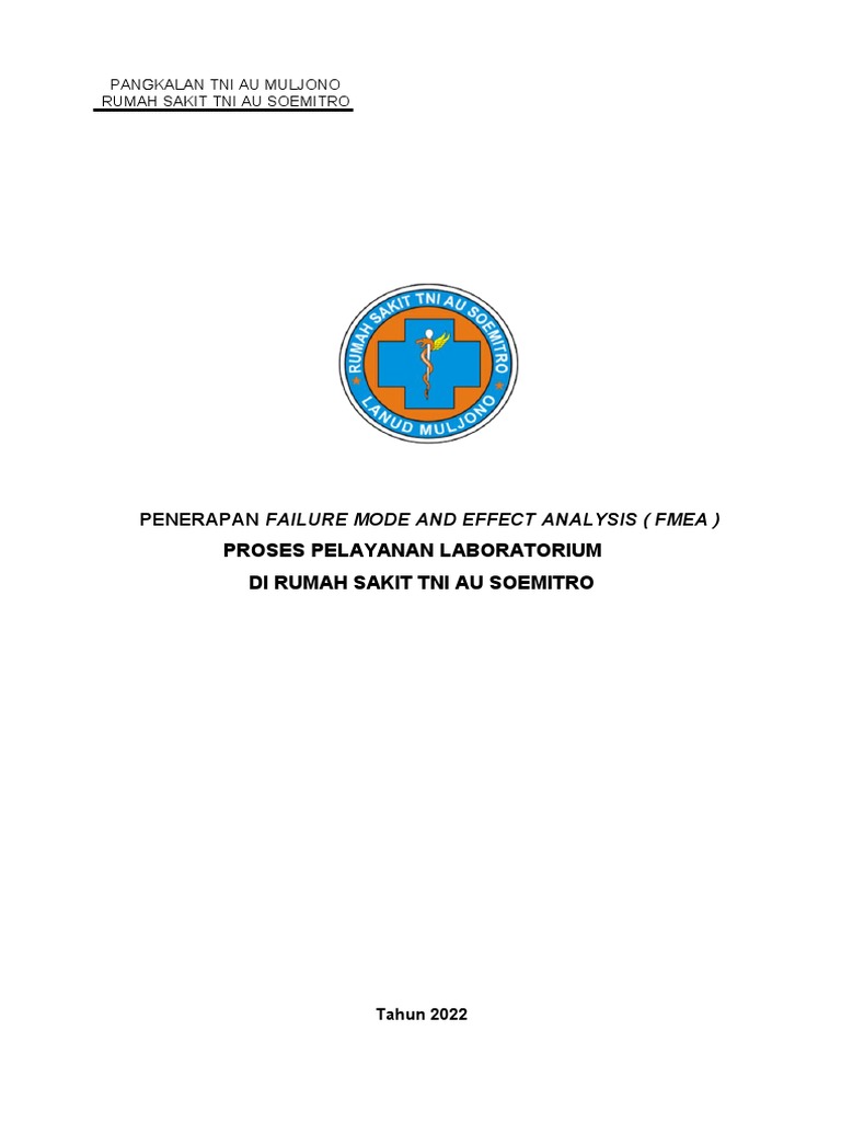 Laporan Fmea 2022 | PDF