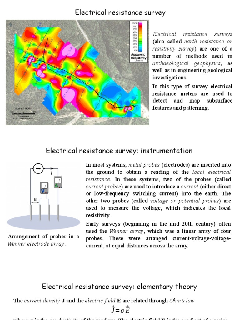 Electrical Resistance Survey | PDF | Science | Electromagnetism