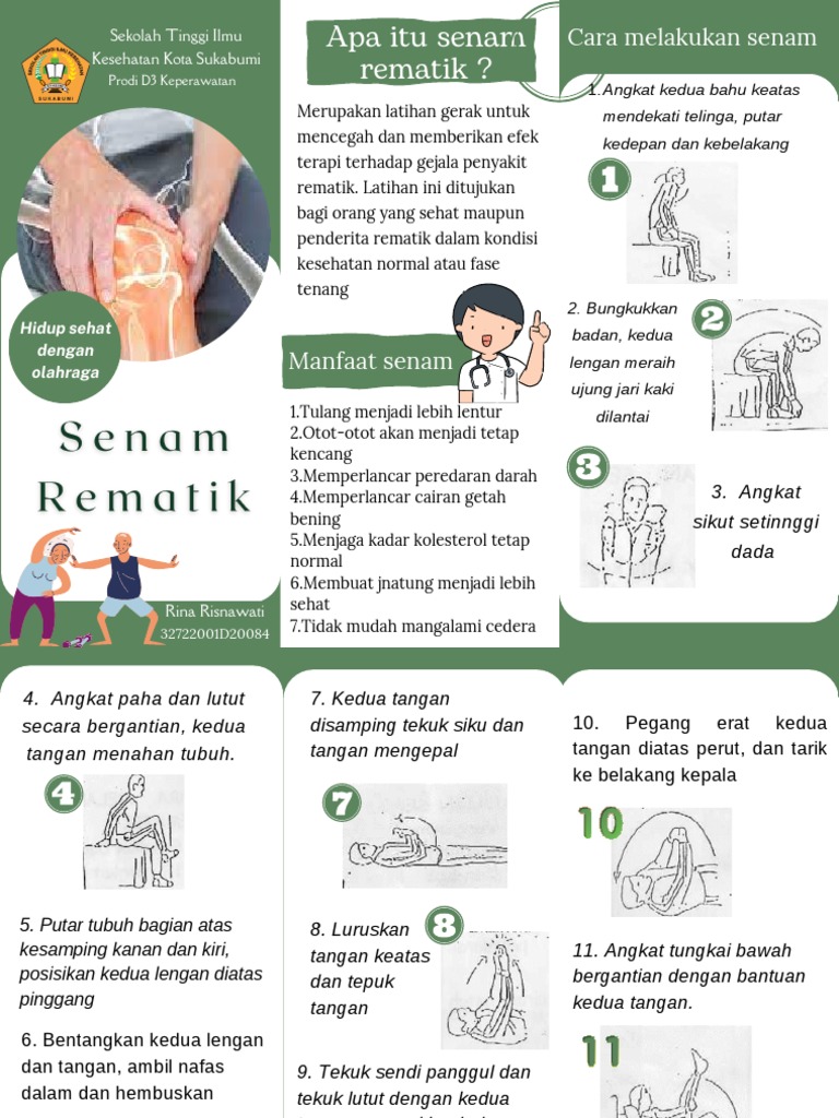Leaflet Rina Senam Rematik | PDF