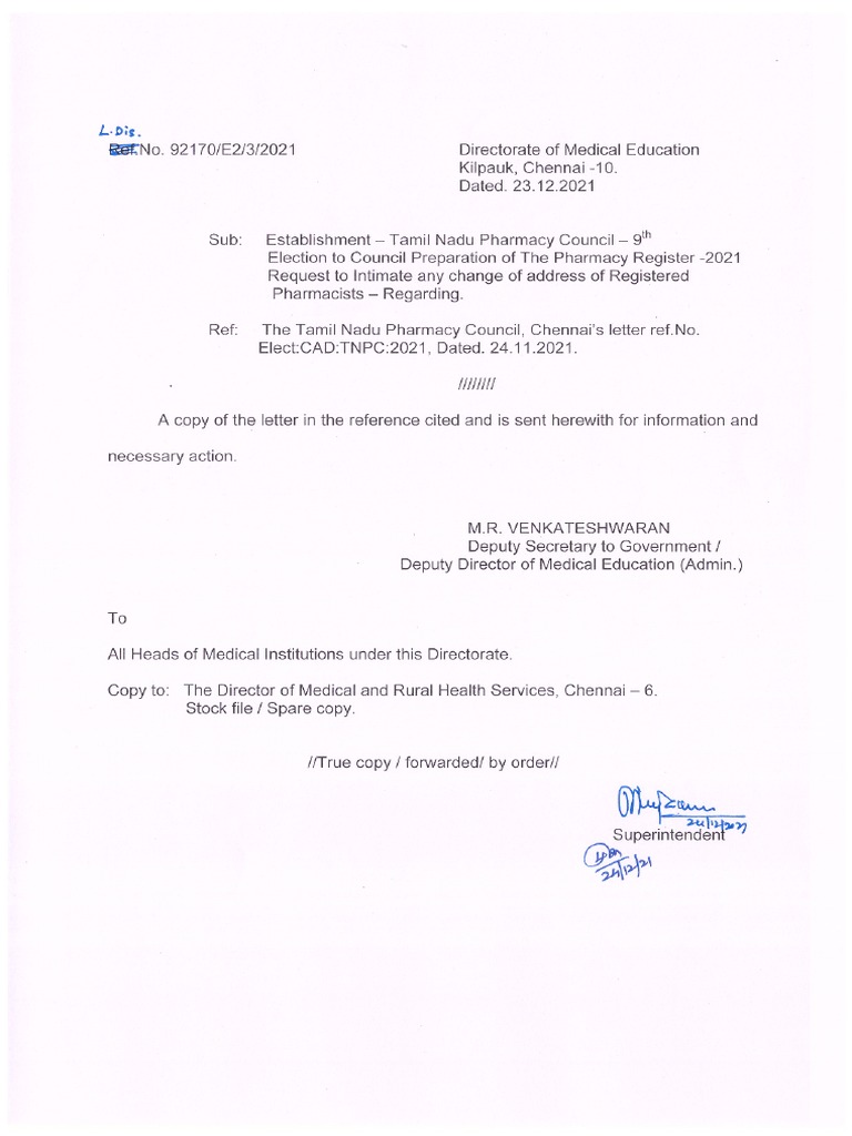 Preparation of Pharmacy Register | PDF
