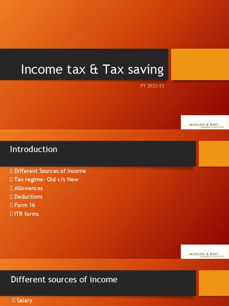 Tax Saving Instruments | Download Free PDF | Tax Deduction | Taxes