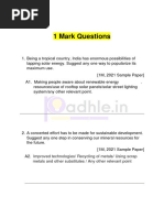 Class 10 SST PYQS With Solution Chapter-1 Resources and Development ...