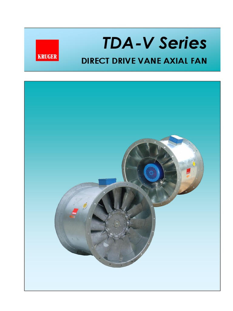 TDA-V Series Vane Axial Fan Overview | PDF | Gas Technologies ...