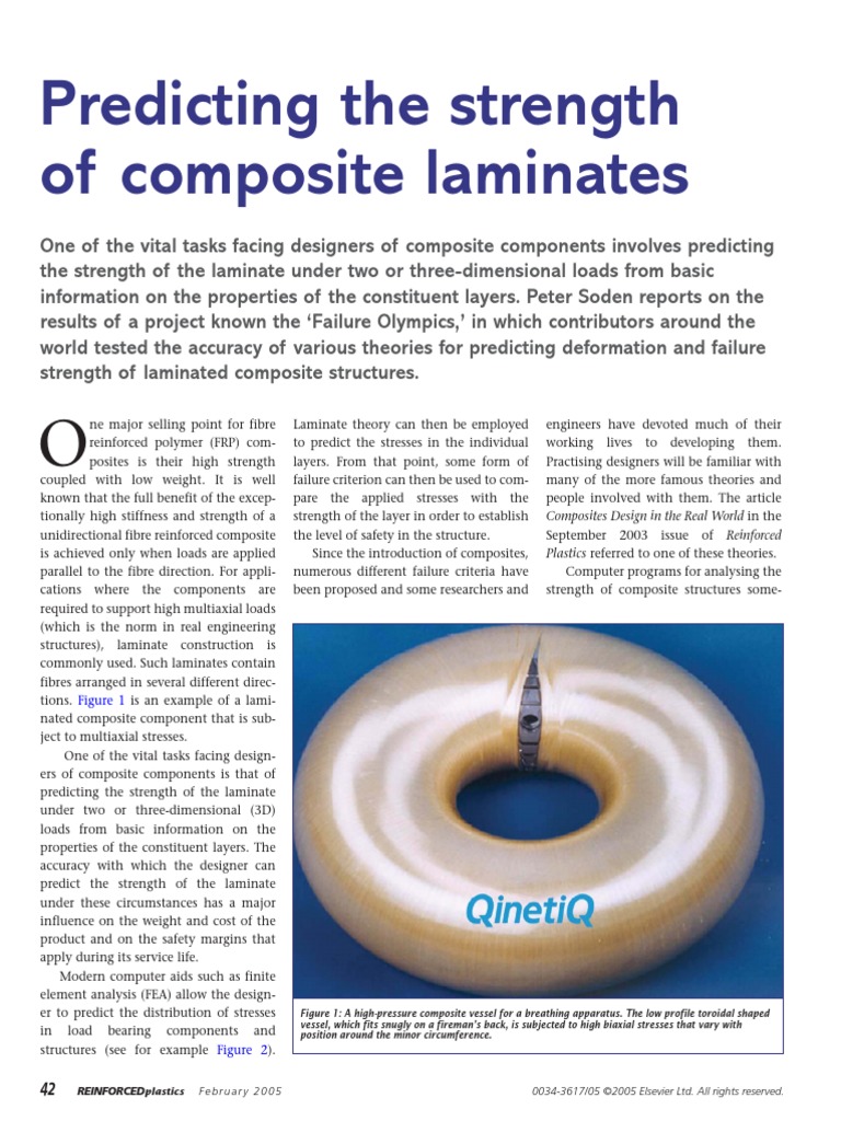 Predicting The Strength of Composite Laminates | PDF | Strength Of ...
