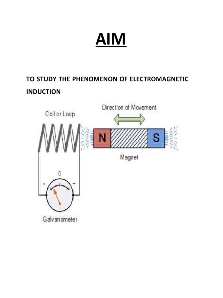 Project File | PDF | Electromagnetic Induction | Magnetic Field
