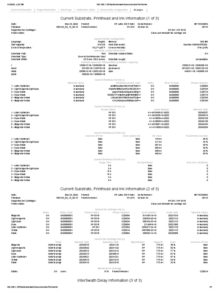 Service Plot 1 A | PDF | Printer (Computing) | Hard Disk Drive