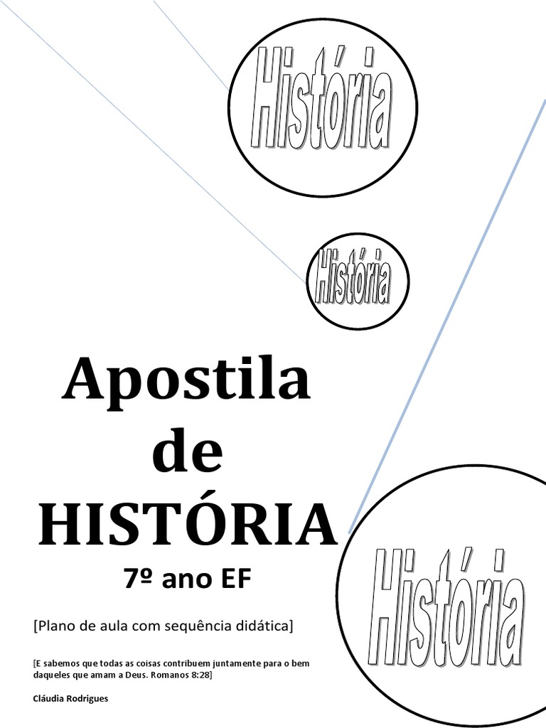 Apostila Historia 7 Ano 3bimestre | PDF | Escravidão | Brasil