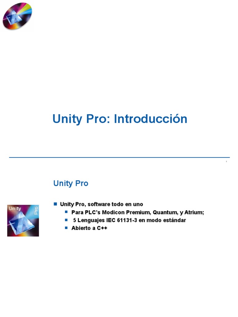 PLC UNITY CURSO 01 Introducción | PDF | Windows XP | Unidad (motor de ...