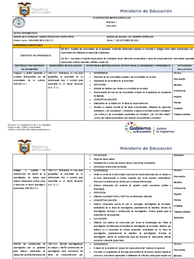 2do-Pud Parci 1 Emprendimiento | PDF | Iniciativa empresarial ...