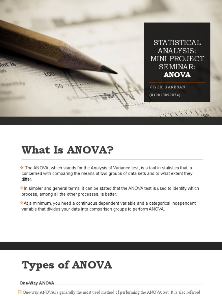 Statistical Analysis | PDF | Analysis Of Variance | Experiment