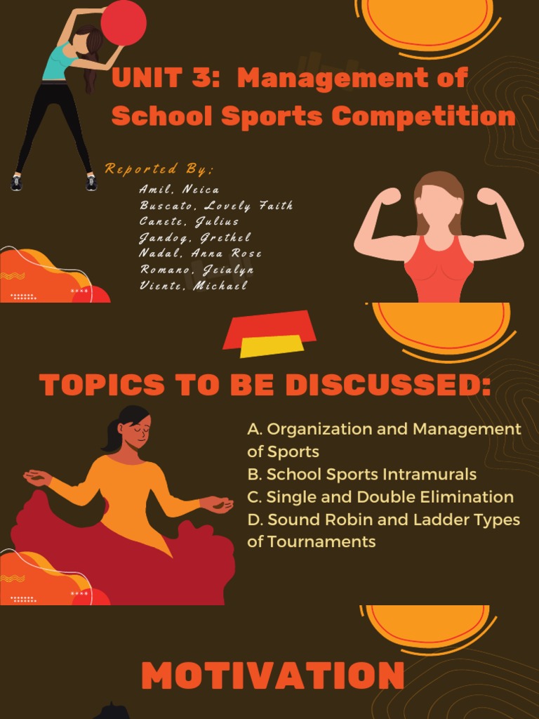 Management of School Sports Competitions | PDF | Tournament | Sports