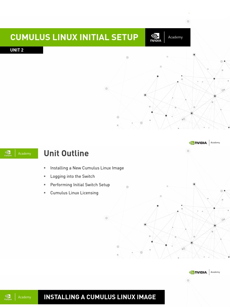 Cumulus Linux Initial Setup Guide | PDF | Telecommunications | Network Protocols