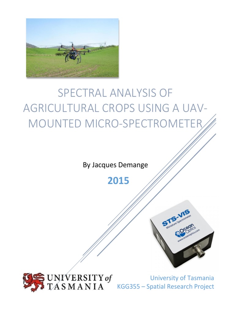 SPECTRAL_ANALYSIS_OF_AGRICULTURAL_CROPS | PDF | Reflection (Physics ...