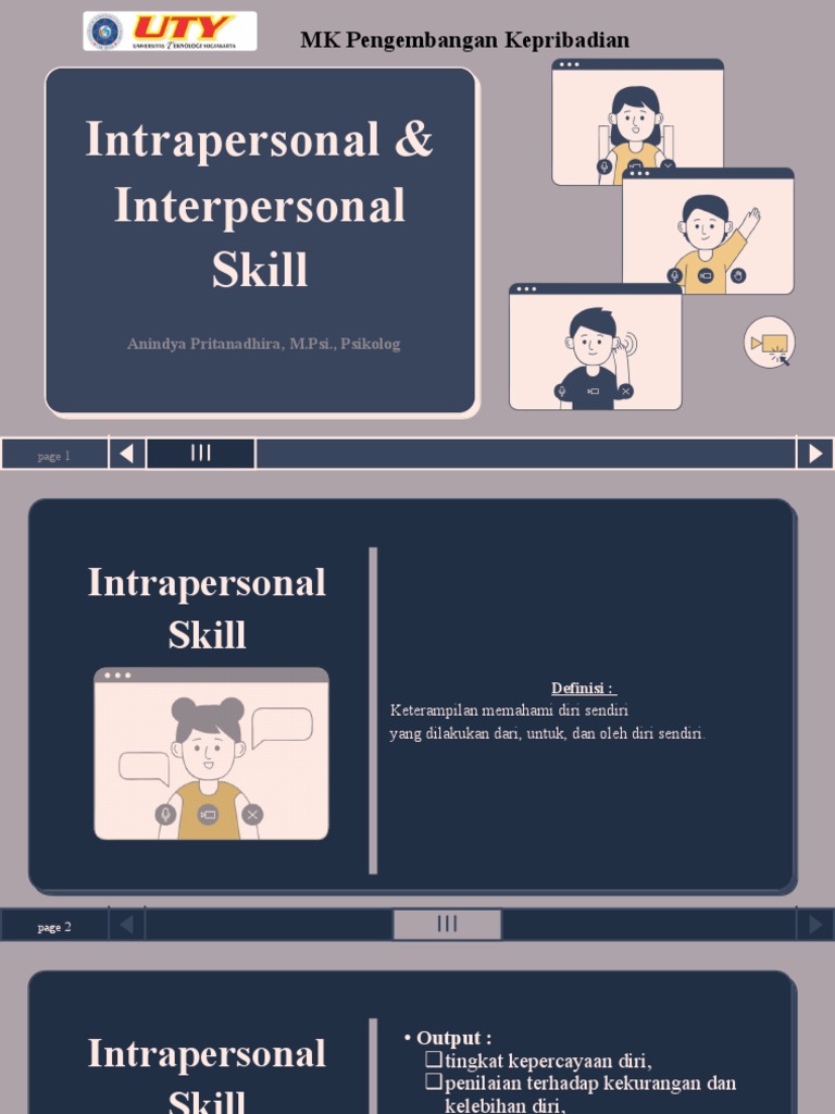 Kul 2 - Intrapersonal & Interpersonal Skill - Kamis | PDF